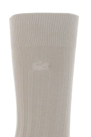 Lacoste Cotton Socks With Logo