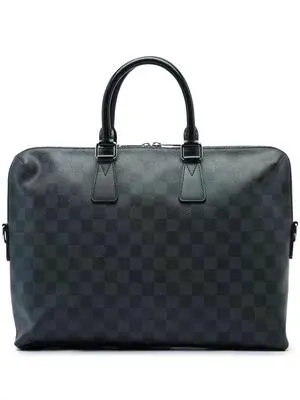 LOUIS VUITTON 2013 Damier Graphite Porte Documents Jour Business Bag - Black