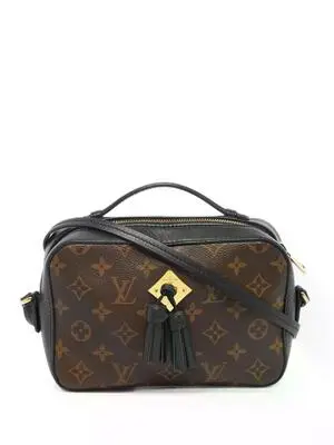 LOUIS VUITTON 2018 Saintonge Monogram-canvas Shoulder Bag - Brown
