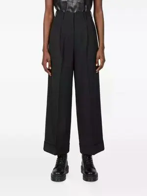 Junya Watanabe Pleated Turn-up Trousers