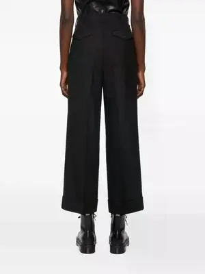 Junya Watanabe Pleated Turn-up Trousers