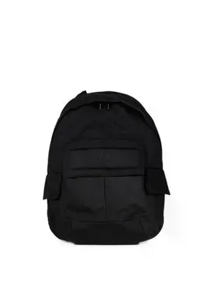 Y3 Logo-patch Multi-pocket Backpack - Black