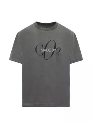 DOUBLET Logo-embroidered T-shirt - Grey