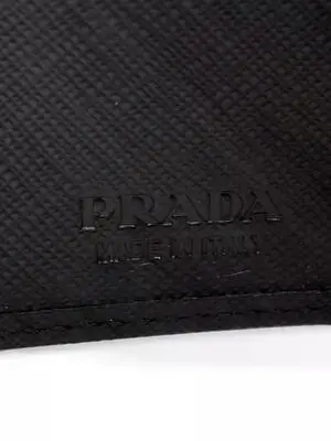 Prada Tessuto Saffiano Trifold Wallet