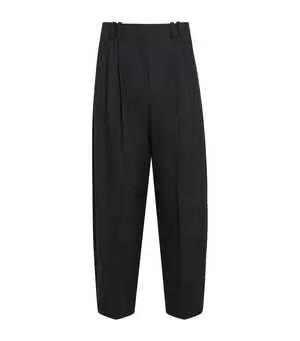 Veronica Beard Whitlock Barrel Trousers - Black