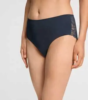 Hanro Azelia Maxi Briefs - Navy
