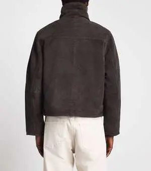 Citizens Of Humanity Suede-shearling Deck Jacket