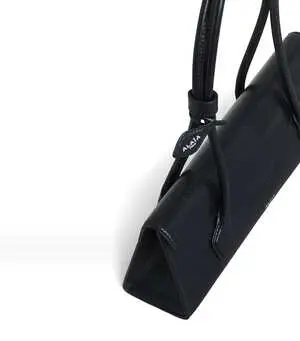 Alaïa Medium Leather Le Teckel Shoulder Bag - Black