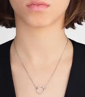 REPOSSI White Gold And Diamond Antifer Pendant Necklace