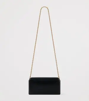 Givenchy Leather Antigona Chain Wallet - Black