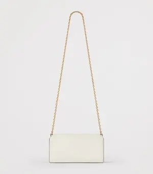 Givenchy Leather Antigona Chain Wallet - Ivory