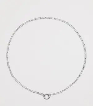 Monica Vinader Sterling Alta Charm Necklace