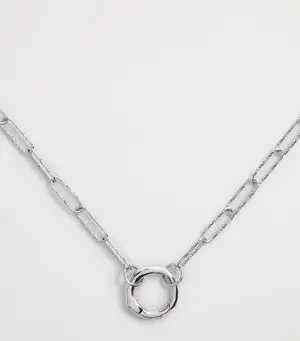 Monica Vinader Sterling Alta Charm Necklace