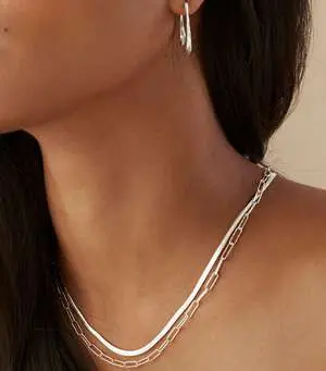 Monica Vinader Sterling Alta Necklace