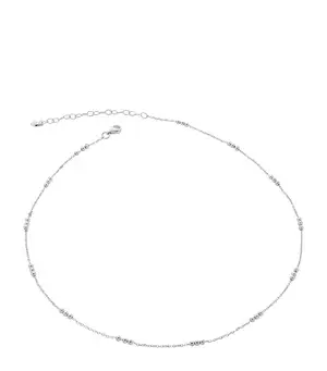 Monica Vinader Sterling Beaded Chain Necklace - Silver