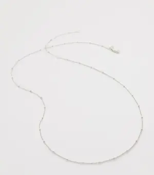 Monica Vinader Sterling Beaded Chain Necklace