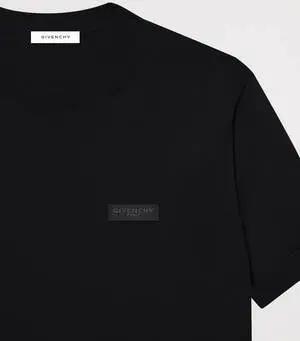 Givenchy Cotton Logo-tab T-shirt - Black