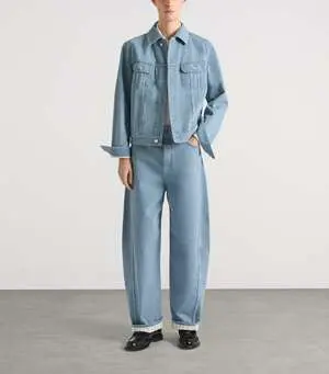 Givenchy Couture Seam Barrel-leg Jeans