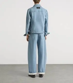 Givenchy Couture Seam Barrel-leg Jeans