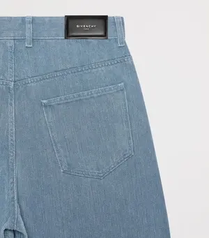 Givenchy Couture Seam Barrel-leg Jeans