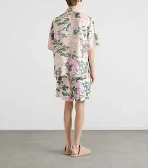Givenchy Silk Floral Print Shirt