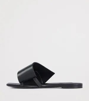 Givenchy Leather Sliced Square Sandals