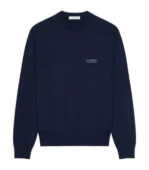 Givenchy Wool Logo Sweater - Navy