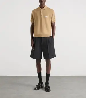 Givenchy Cotton Couture Seam Polo Shirt