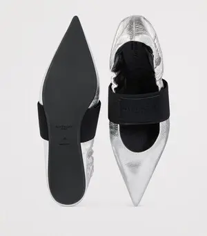 Givenchy Leather Crush Ballet Flats