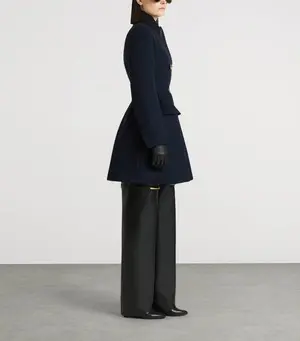 Givenchy Wool-cashmere Peplum Coat