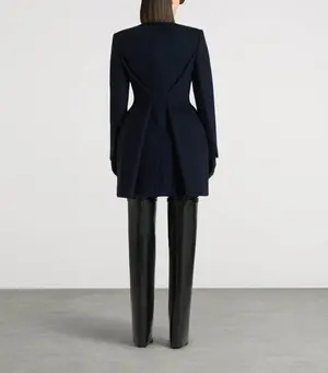 Givenchy Wool-cashmere Peplum Coat