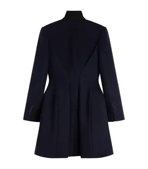 Givenchy Wool-cashmere Peplum Coat