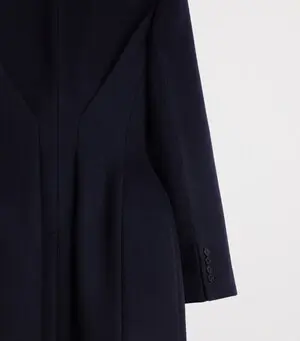 Givenchy Wool-cashmere Peplum Coat