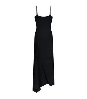 Givenchy Square-neck Maxi Dress - Black