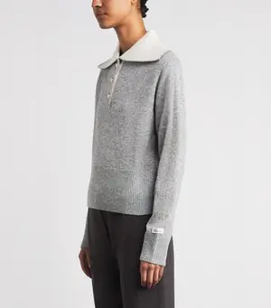Claudie Pierlot Wool Shawl-collar Sweater