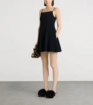 Givenchy Crepe Cady Flared Mini Dress