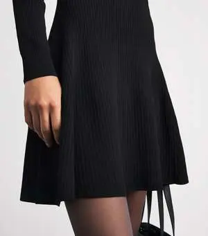 Claudie Pierlot Knitted Polo Mini Dress
