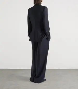 Givenchy Wool Pinstripe Double-breasted Blazer
