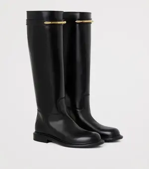 Givenchy Leather Knee-high Riding Boots
