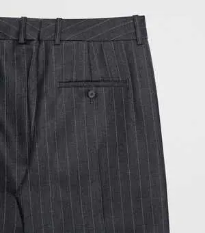 Givenchy Wool Stripe Straight Trousers