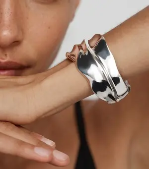 Monica Vinader Sterling Nomade Cuff Bracelet