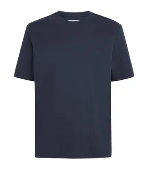 SAMSØE SAMSØE Sajesper Logo T-shirt - Navy