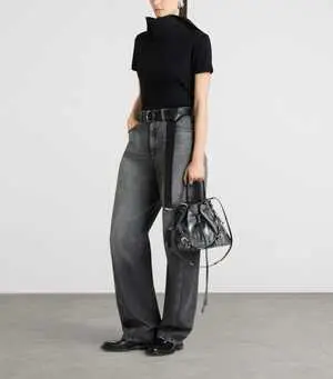 Givenchy Cotton Reverse Collar T-shirt - Black