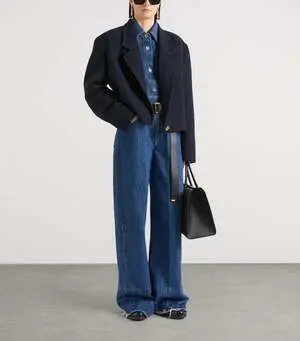 Givenchy Raw-edge Wide-leg Jeans