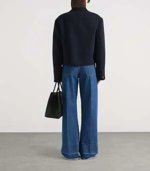 Givenchy Raw-edge Wide-leg Jeans