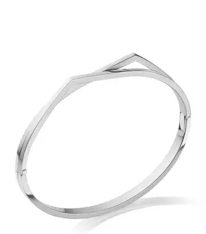 REPOSSI White Gold Antifer Bangle - Silver
