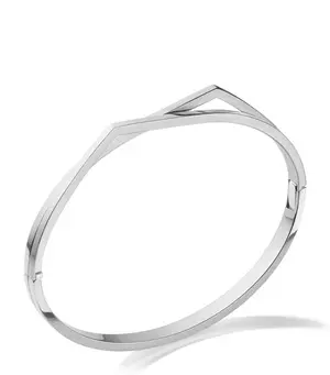 REPOSSI White Gold Antifer Bangle - Silver