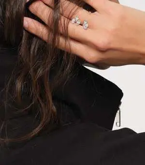 REPOSSI White Gold And Diamond Serti Sur Vide Bangle