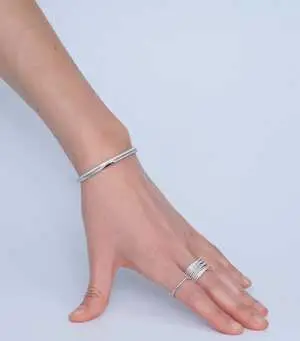 REPOSSI White Gold And Diamond Antifer Ring