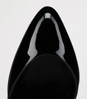CHRISTIAN LOUBOUTIN Jenna Buckle 150 Patent Pumps